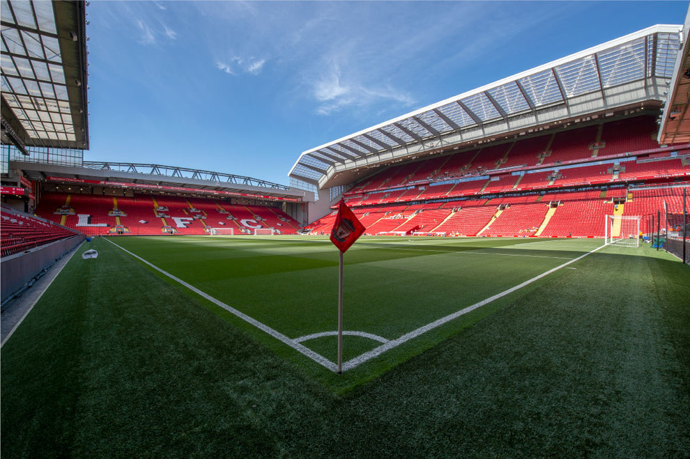 Liverpool FC Anfield Stadium Full Wall Mural - Corner Flag Image – www ...