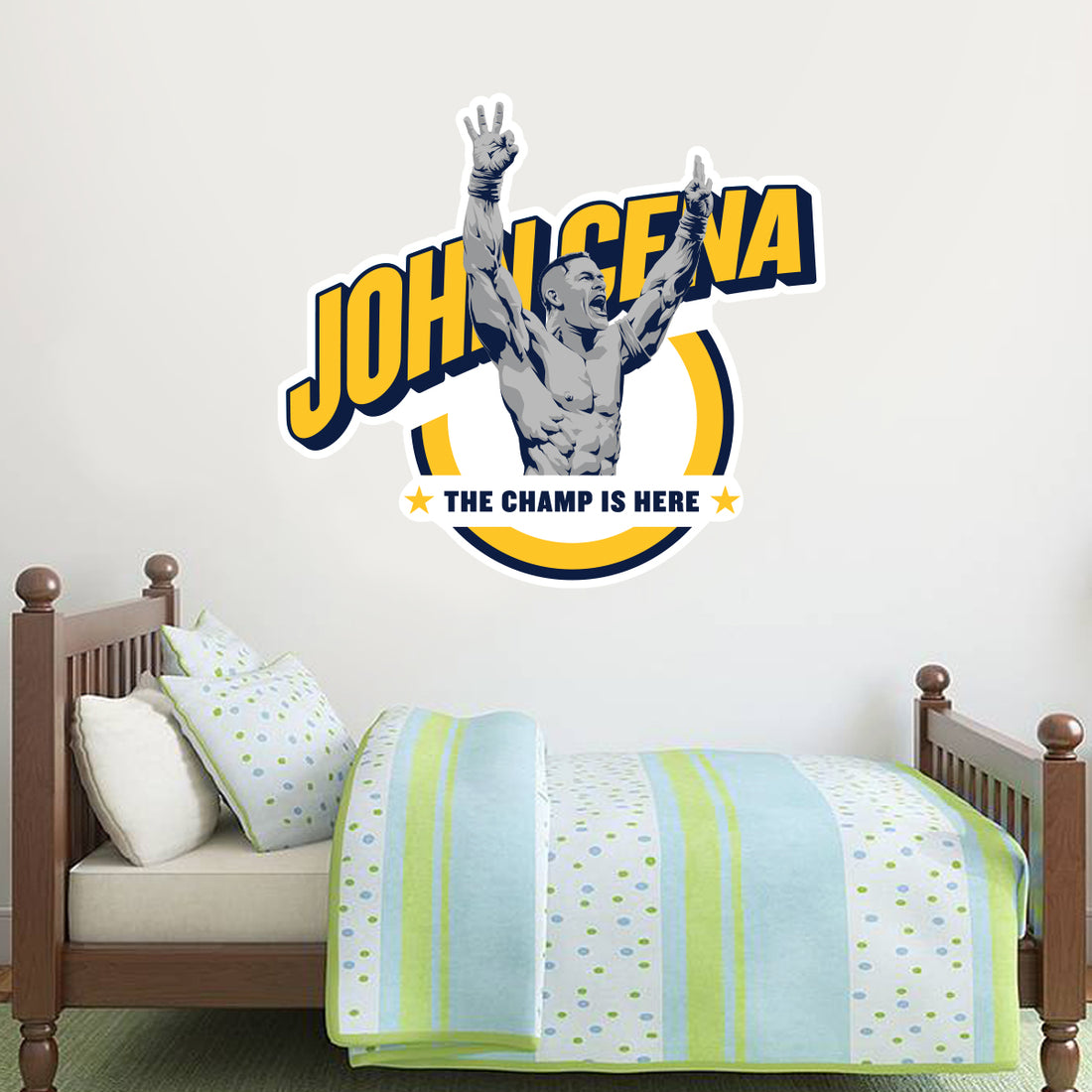 WWE - John Cena Graphic Wall Sticker – www.themed.co.uk
