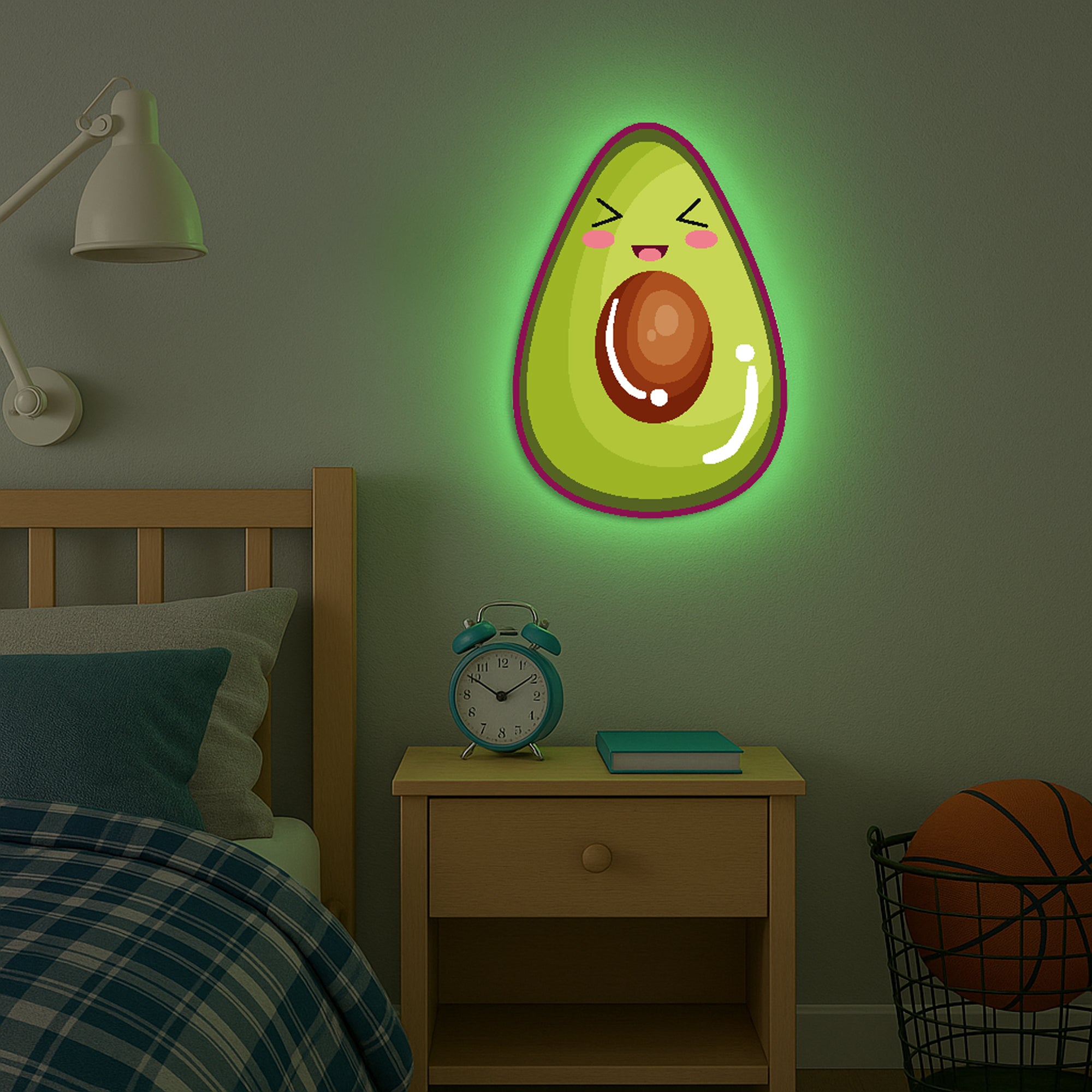 Avocado LED Backlit Wallpop – www.themed.co.uk