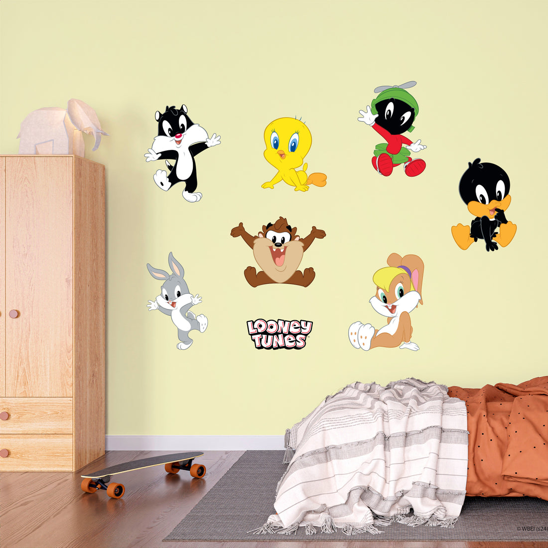 Looney Tunes Wall Sticker - 7 Baby Character Set Wall Decal Art – www ...