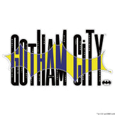 Batman™ Wall Sticker - Gotham City Logo Wall Decal DC Superhero Art ...