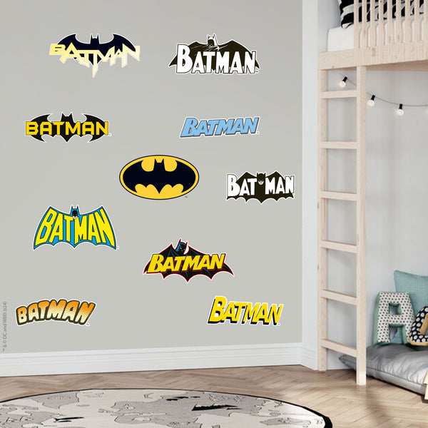 Batman™ Wall Sticker - Logos Set Wall Decal DC Superhero Art – www ...