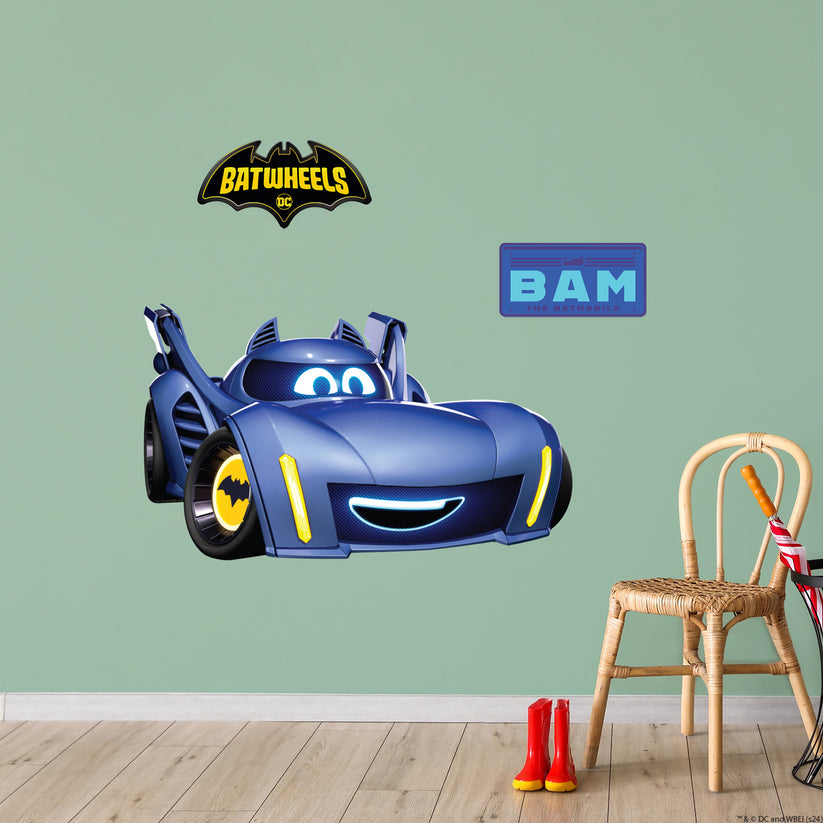 Batwheels™ Wall Sticker - Bam Decal DC Superhero Art – www.themed.co.uk