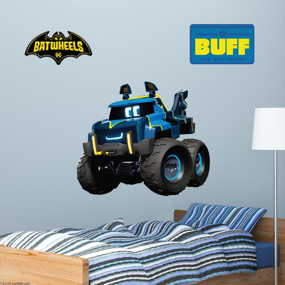 Batwheels™ Wall Sticker - Buff Decal DC Superhero Art – www.themed.co.uk