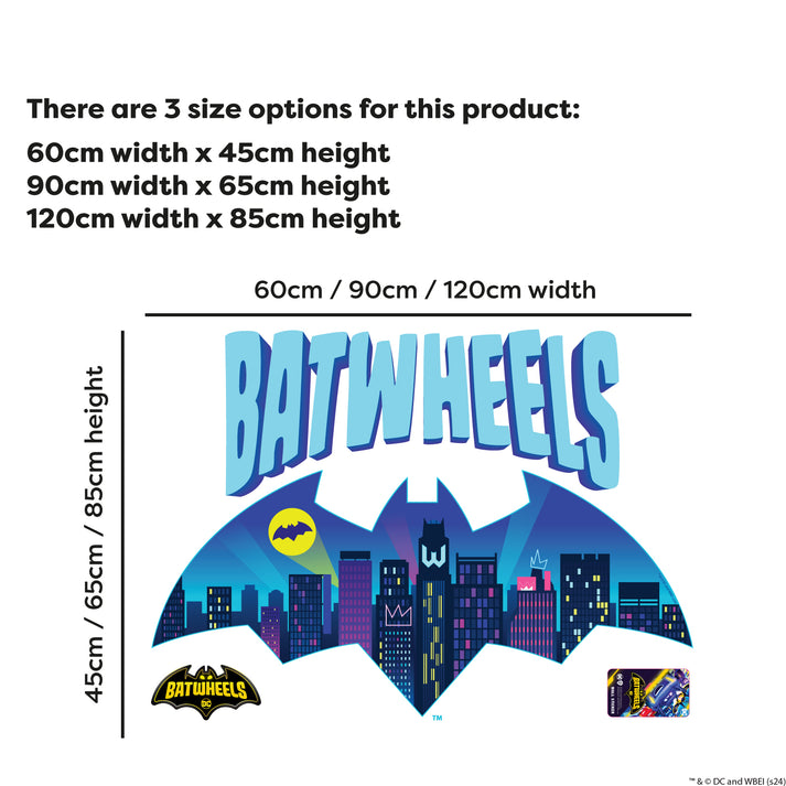 Batwheels™ Wall Sticker - City Bat Logo Decal DC Superhero Art – www ...