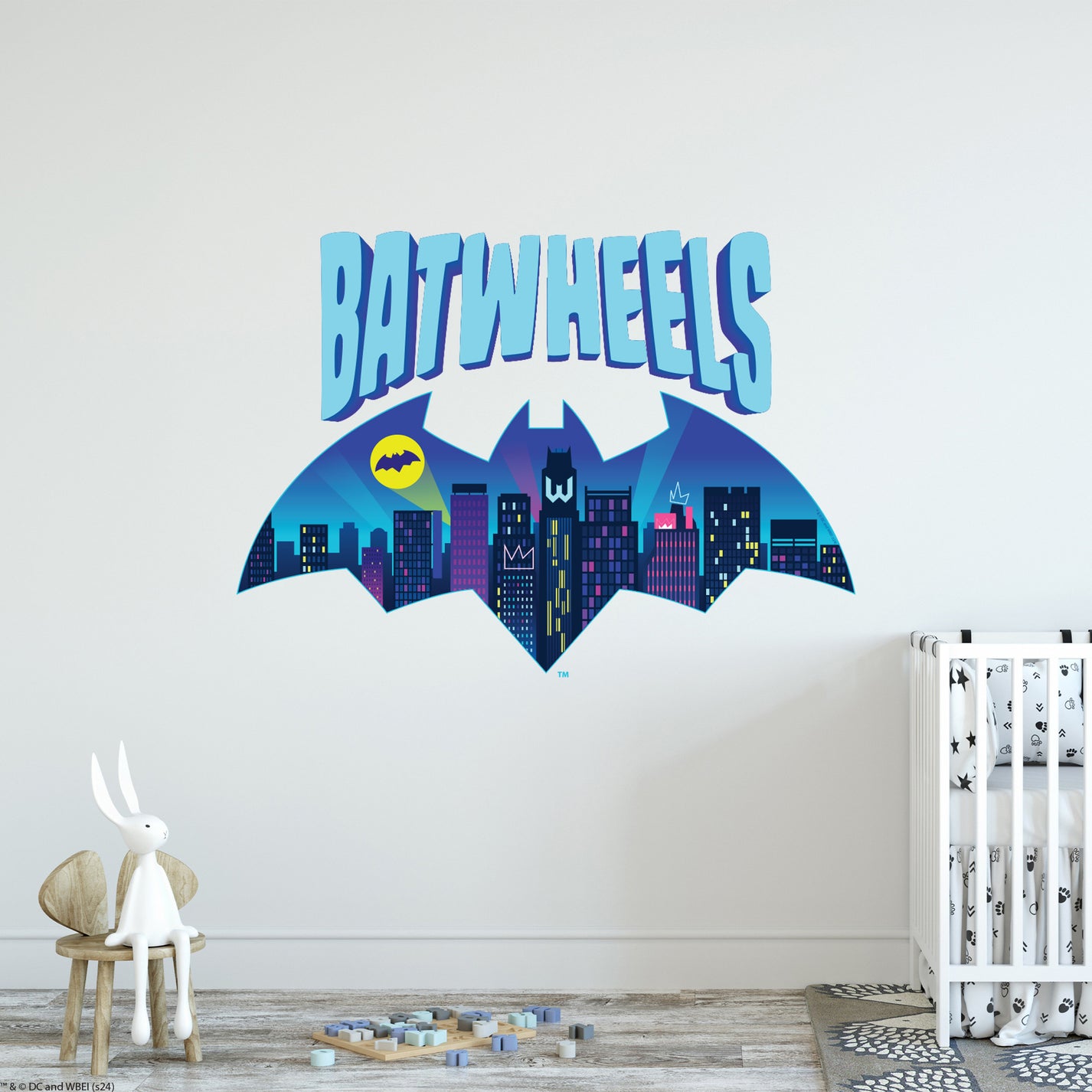 Batwheels™ Wall Sticker - City Bat Logo Decal DC Superhero Art – www ...