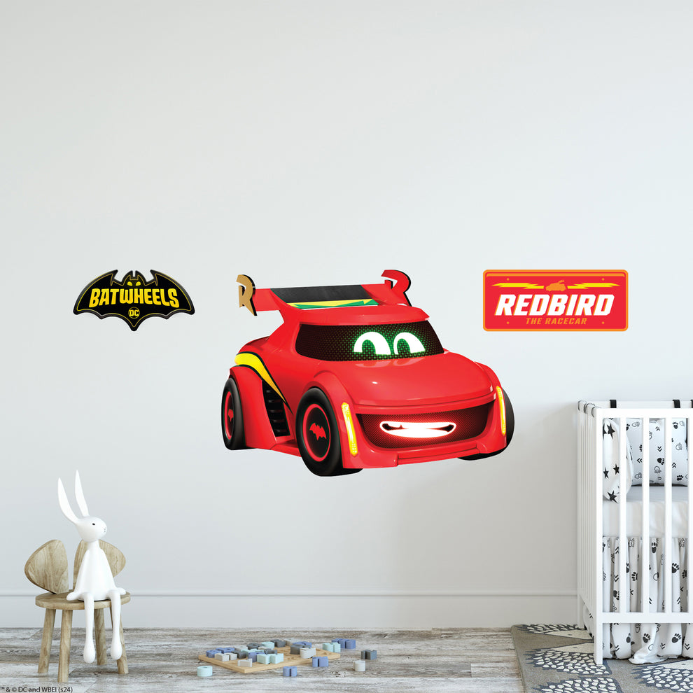 Batwheels™ Wall Sticker - Redbird Decal DC Superhero Art – www.themed.co.uk