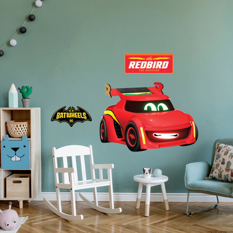 Batwheels™ Wall Sticker - Redbird Decal DC Superhero Art – www.themed.co.uk
