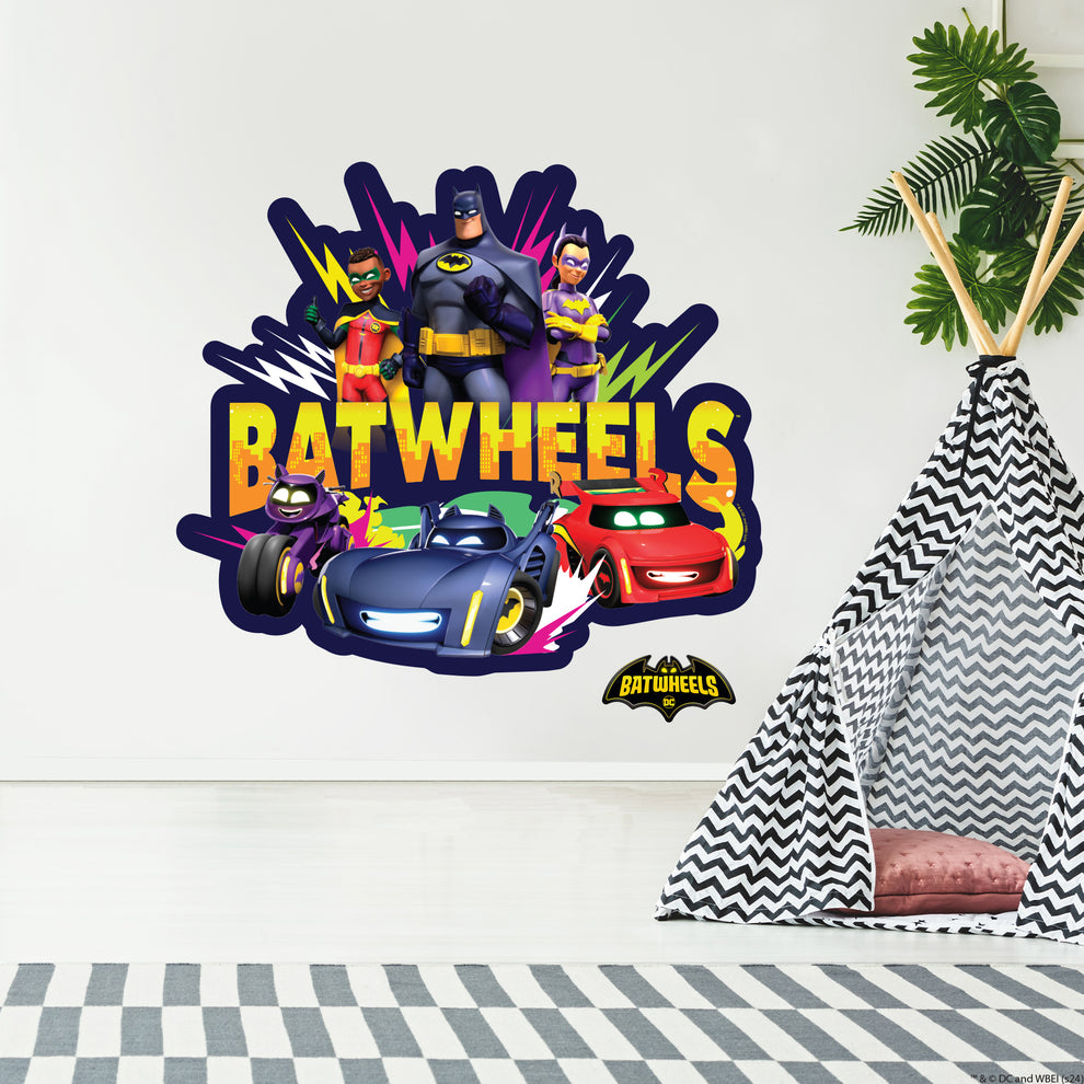 Batwheels™ Wall Sticker - Batwheels and Heroes Lightning Bolt Decal DC ...