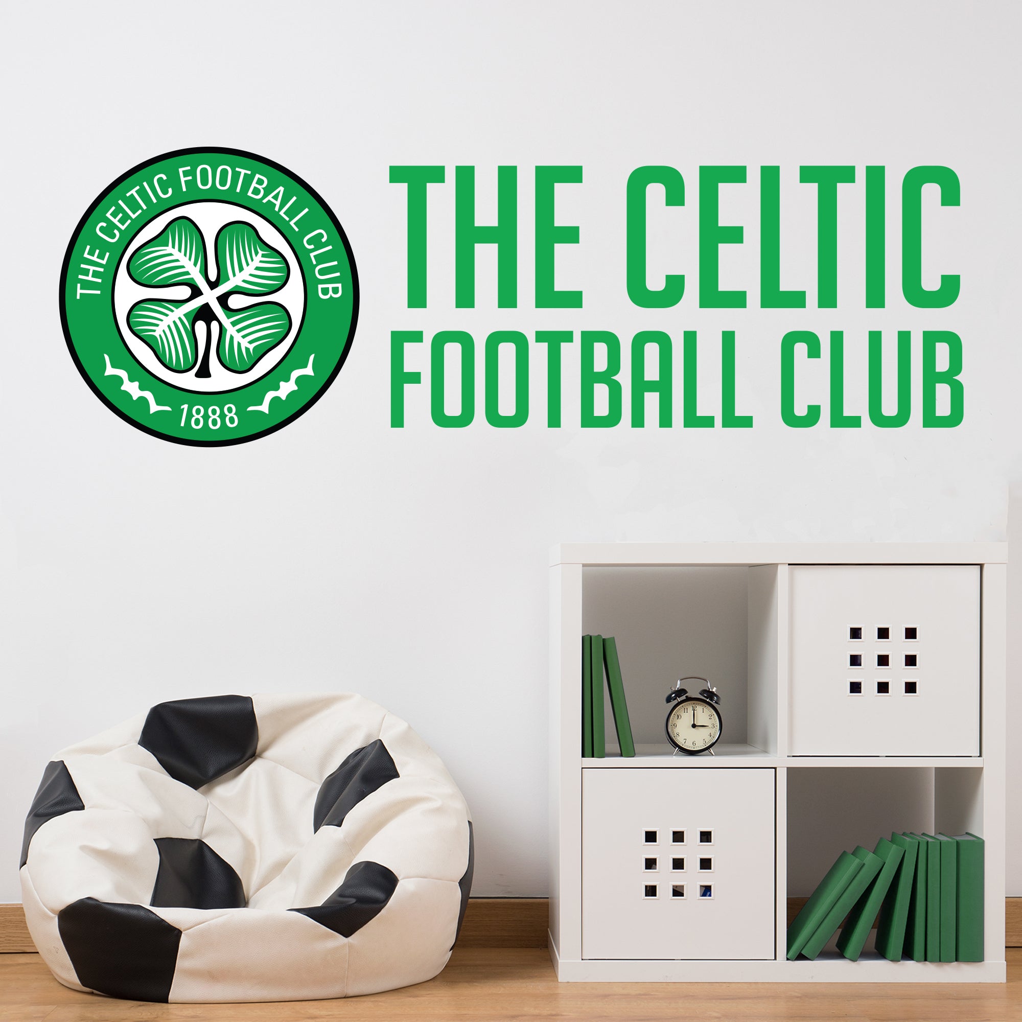 Celtic Football Crest & Club Name Wall Sticker Decal Vinyl – www.themed ...