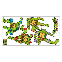 Teenage Mutant Ninja Turtles Wall Sticker - 4 Character Decal Set TMNT ...
