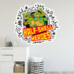 Teenage Mutant Ninja Turtles Wall Sticker - Half Shell Heroes Group De ...