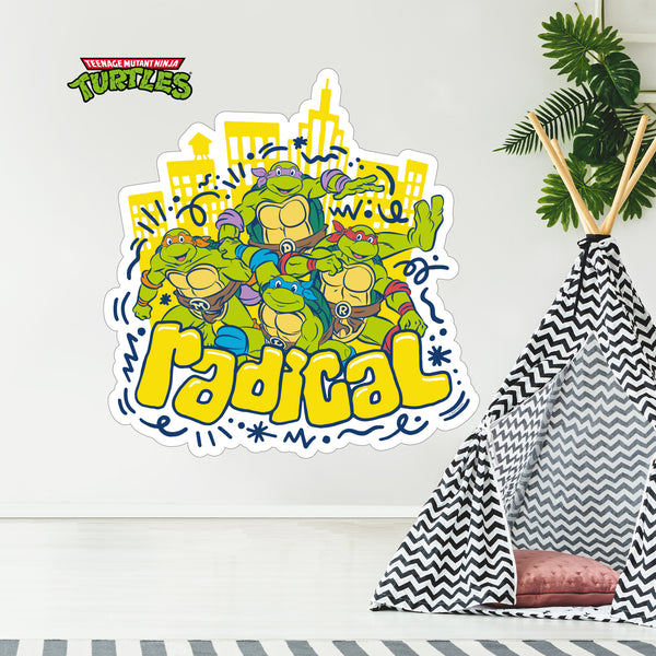Teenage Mutant Ninja Turtles Wall Sticker - Radical Group Decal TMNT A ...
