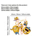 Despicable Me 4 - Mega Minions Group Wall Sticker – www.themed.co.uk
