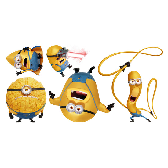 Despicable Me 4 - Mega Minions Set Wall Sticker – www.themed.co.uk
