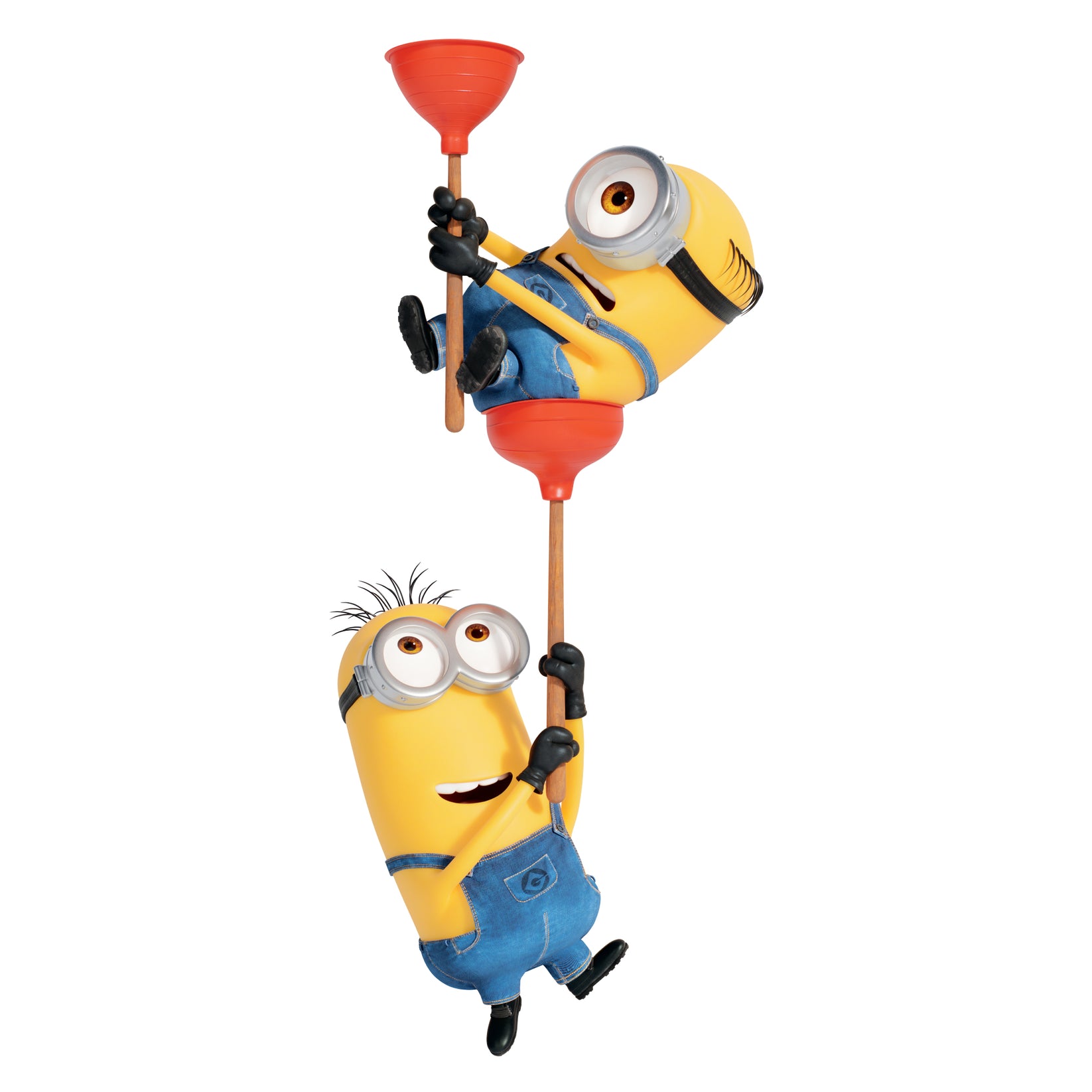 Despicable Me 4 - Minions Hanging on Plungers Wall Sticker – www.themed ...