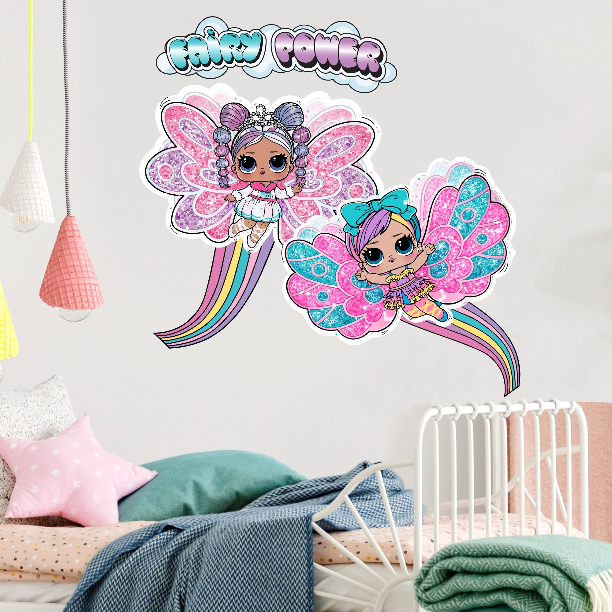 L.O.L Surprise! Wall Sticker - Fairies Fairy Power Wall Art – www ...