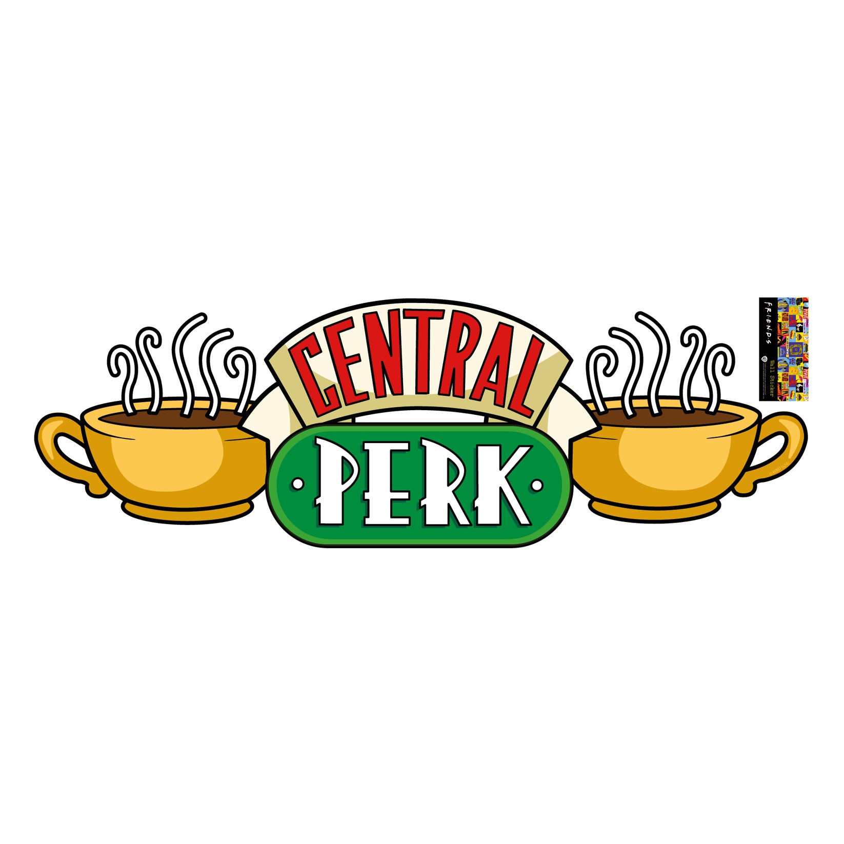 Friends Wall Sticker - Friends Central Perk Sign Decal Wall Art – www ...