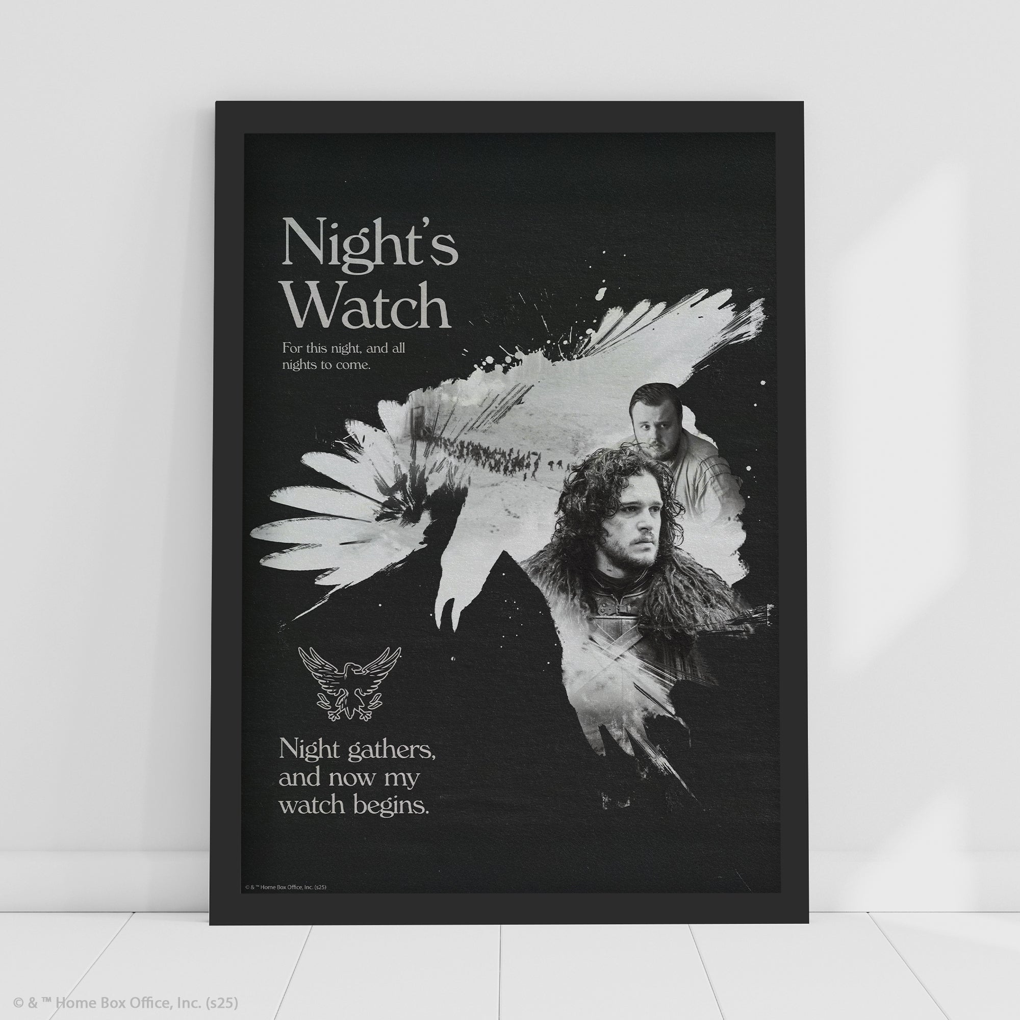 Game of Thrones Print – Night Watch Poster Wall Art – www.themed.co.uk