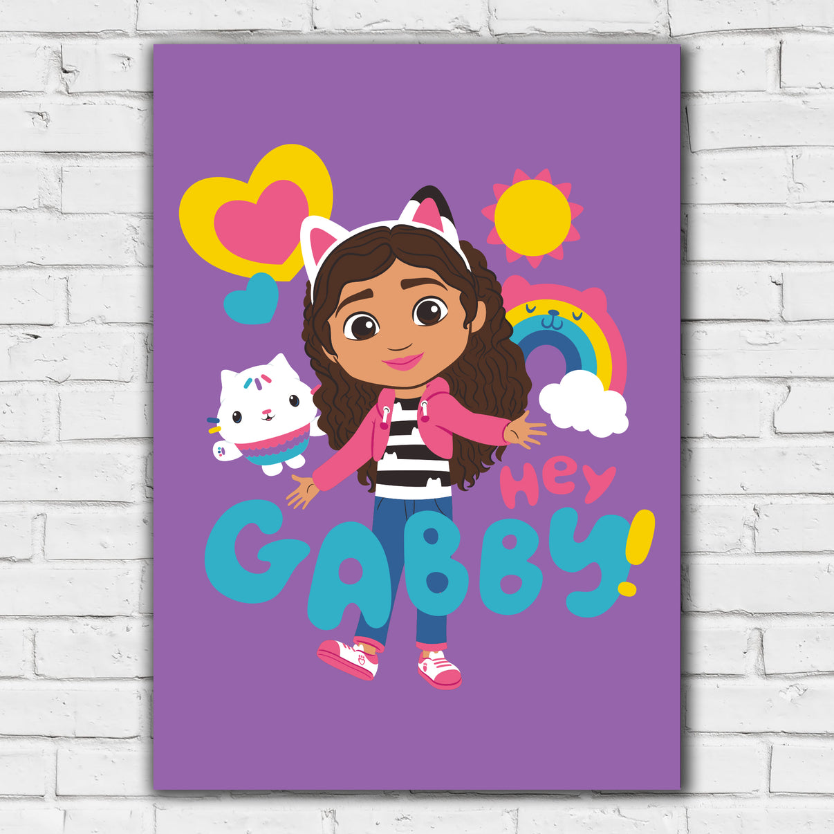 Gabby's Dollhouse Print - Hey Gabby Poster Kids Wall Art – www.themed.co.uk