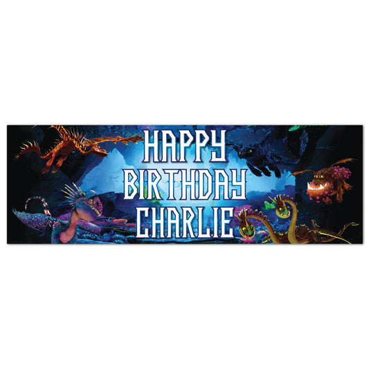 How To Train Your Dragon Birthday Banners – www.themed.co.uk
