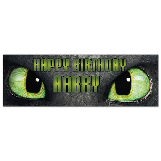 How To Train Your Dragon Birthday Banners – www.themed.co.uk