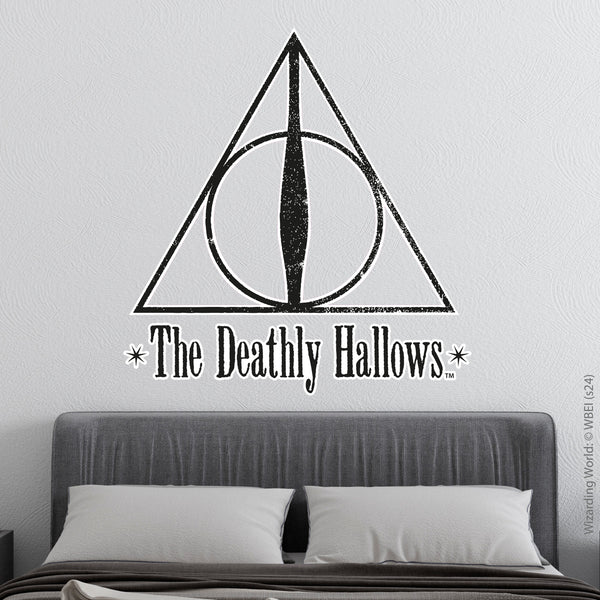 HARRY POTTER Wall Sticker – Deathly Hallows Black and White Symbol Wal ...
