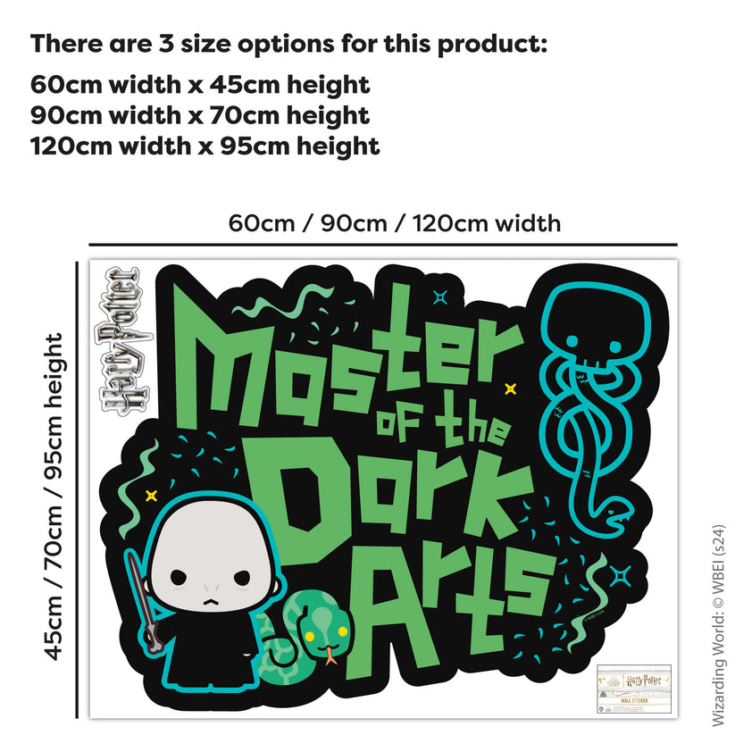 HARRY POTTER Wall Sticker – Voldemort Master of the Dark Arts Charm Wa ...