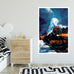HARRY POTTER Wall Sticker – Hogwarts Express Watercolour Wall Decal Wi ...