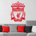 Liverpool Football Club One Colour Crest Wall Sticker – www.themed.co.uk