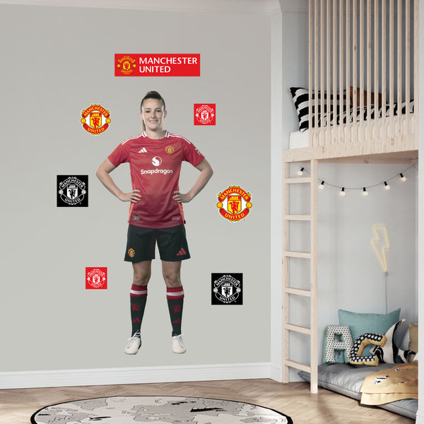 Manchester United FC Wall Sticker - Ella Toone 24/25 Player Wall Decal ...