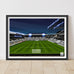 Newcastle United FC Print - Night Time Stadium Illustration Poster Foo ...