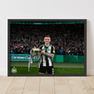 Newcastle United Cup Winners Print - Trippier with Trophy Poster – www ...