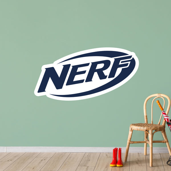 Nerf Wall Sticker - Blue Logo Decal Wall Art – www.themed.co.uk