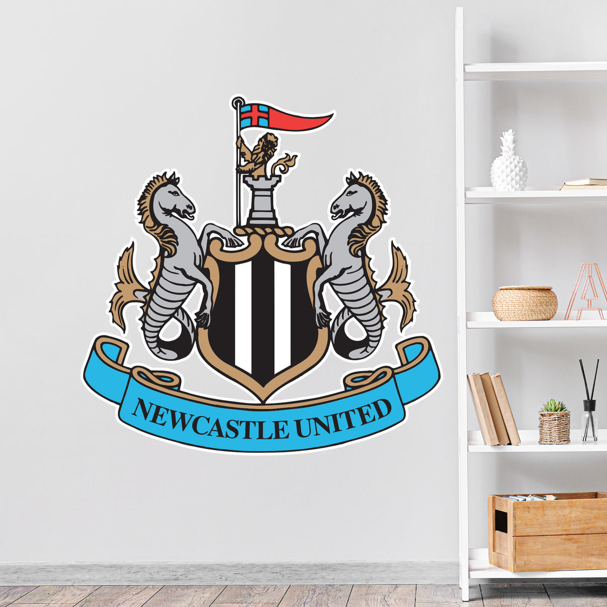 Newcastle United Football Club - Crest Wall Sticker – www.themed.co.uk