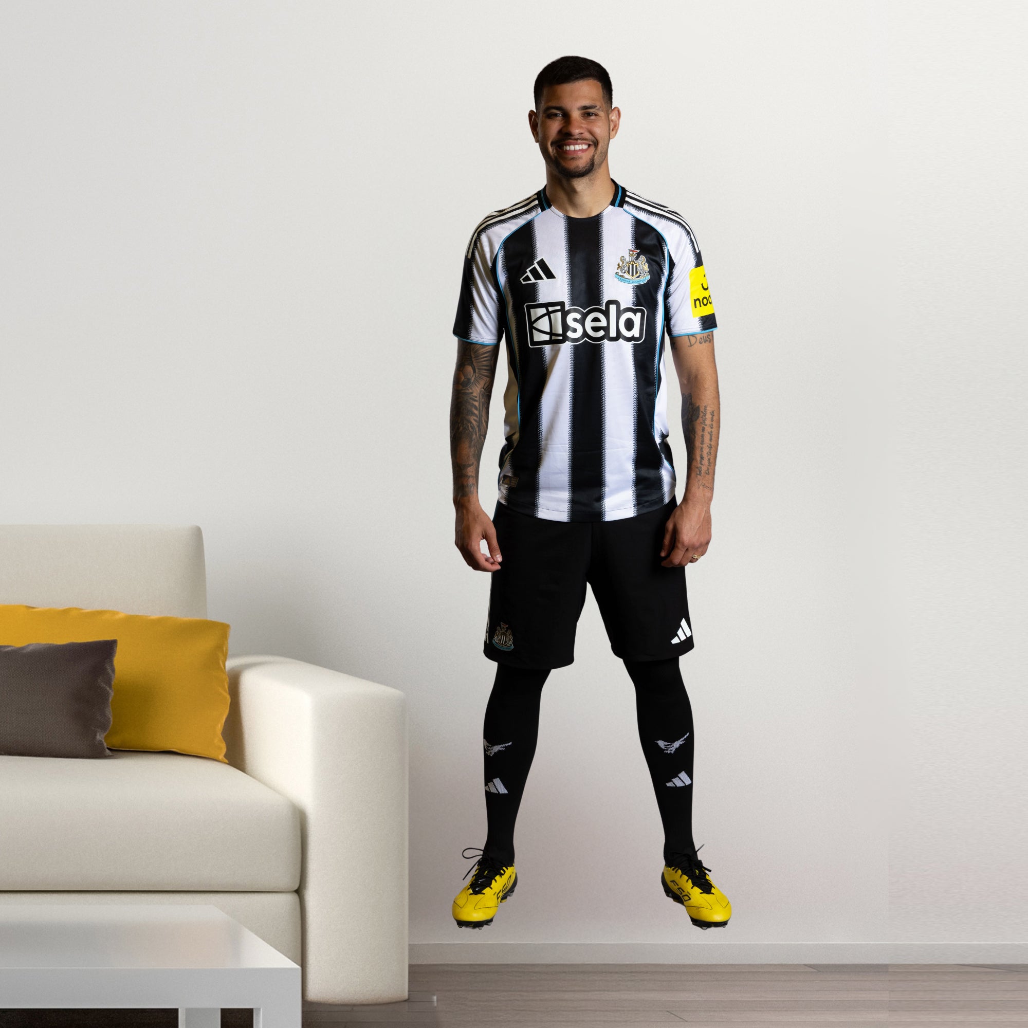Newcastle United Wall Sticker - Bruno G. Player 25/26 Wall Decal Footb ...