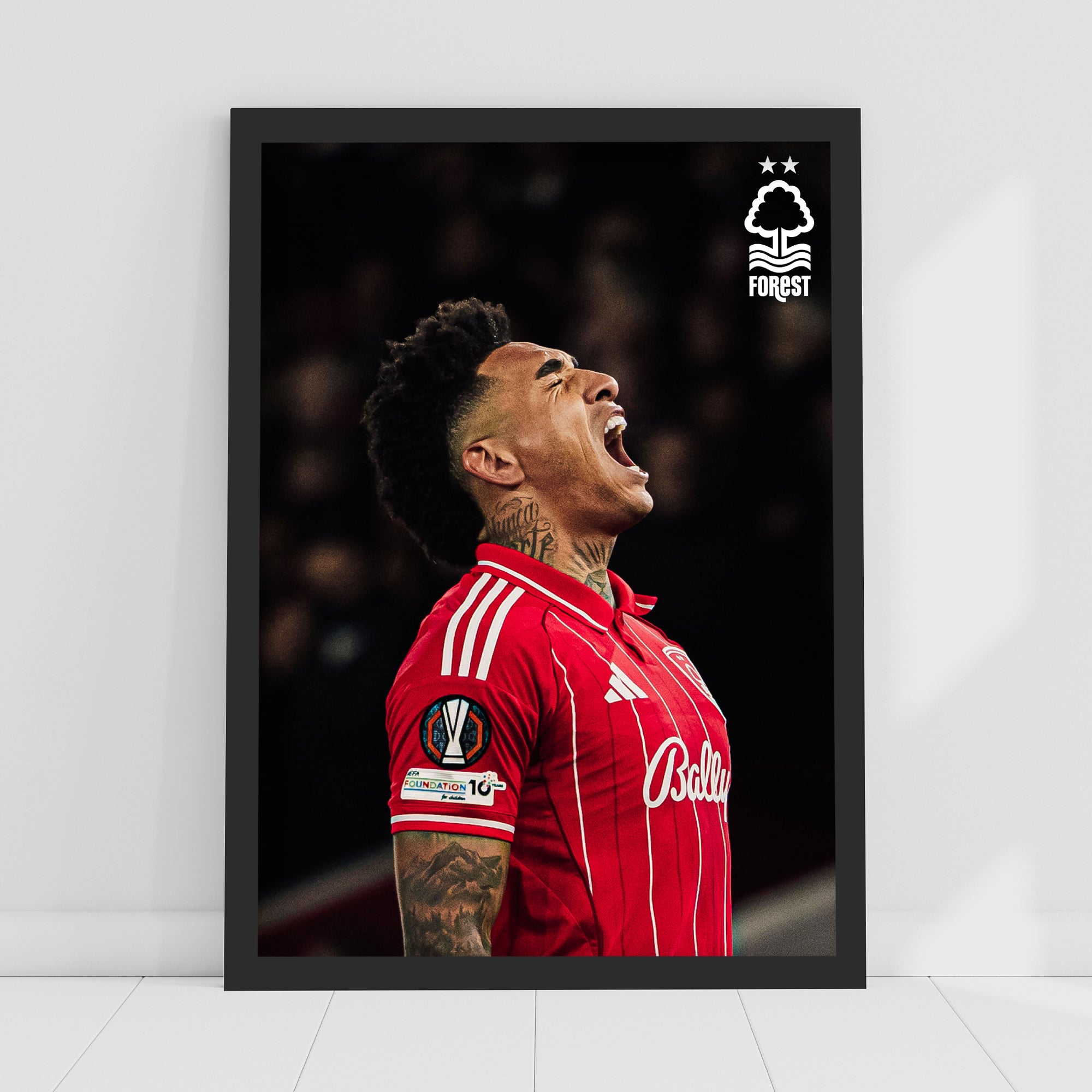 Nottingham Forest FC Print - Igor Jesus Action Shot Poster – www.themed ...