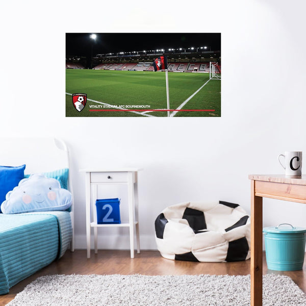 AFC Bournemouth Vitality Stadium Corner Flag View Wall Sticker – www ...