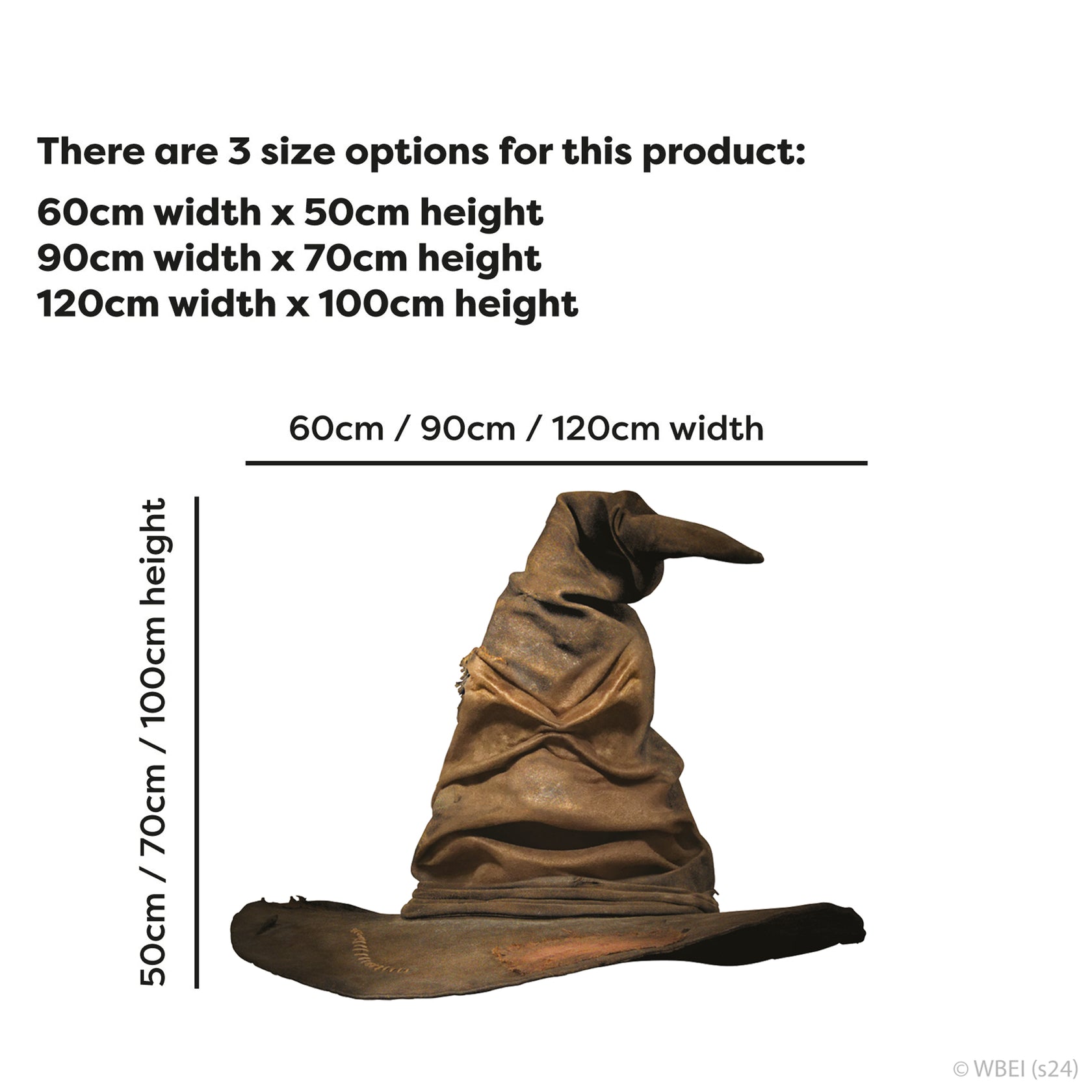 HARRY POTTER Wall Sticker – Sorting Hat Wall Decal Wizarding World Art ...