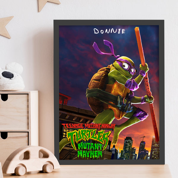 Teenage Mutant Ninja Turtles Print - Donnie Mutant Mayhem Poster TMNT ...