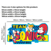 Sonic The Hedgehog Wall Sticker - Team Sonic Wall Art – www.themed.co.uk