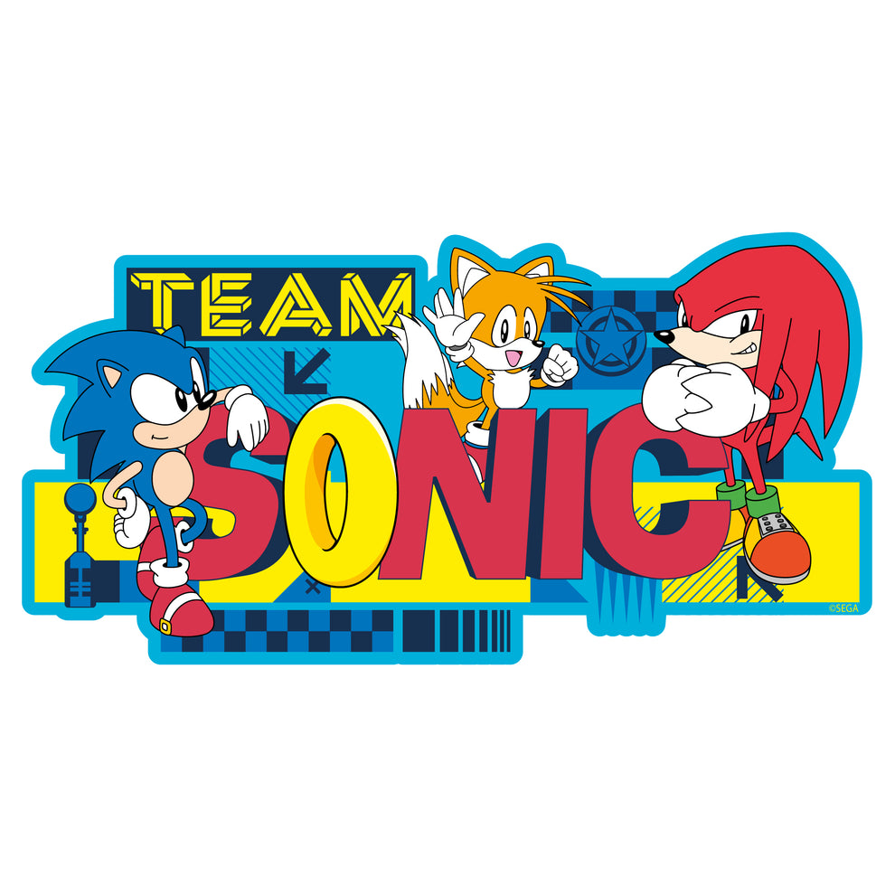 Sonic The Hedgehog Wall Sticker - Team Sonic Wall Art – www.themed.co.uk