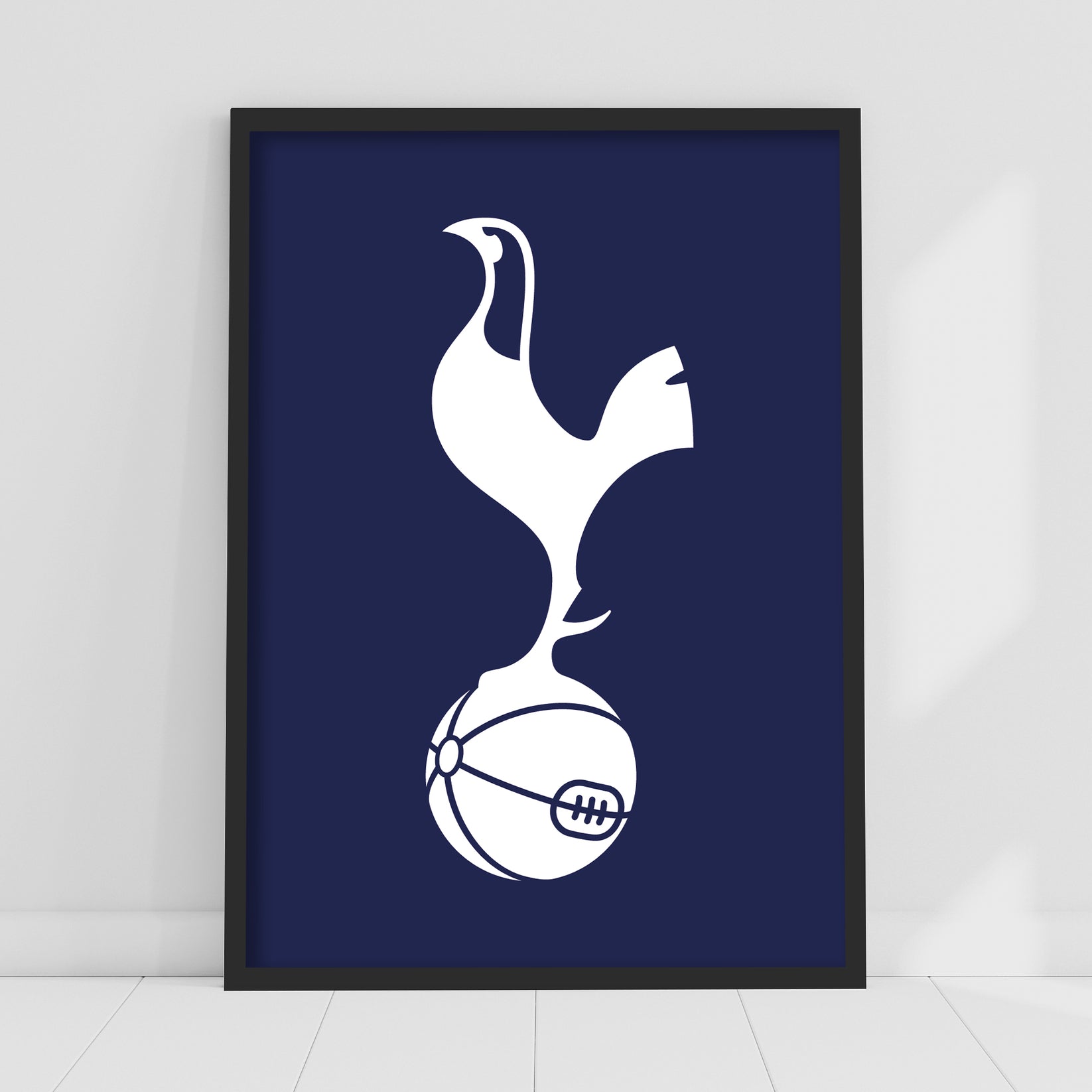 Tottenham Hotspur Football Club Print - White Crest Poster – www.themed ...