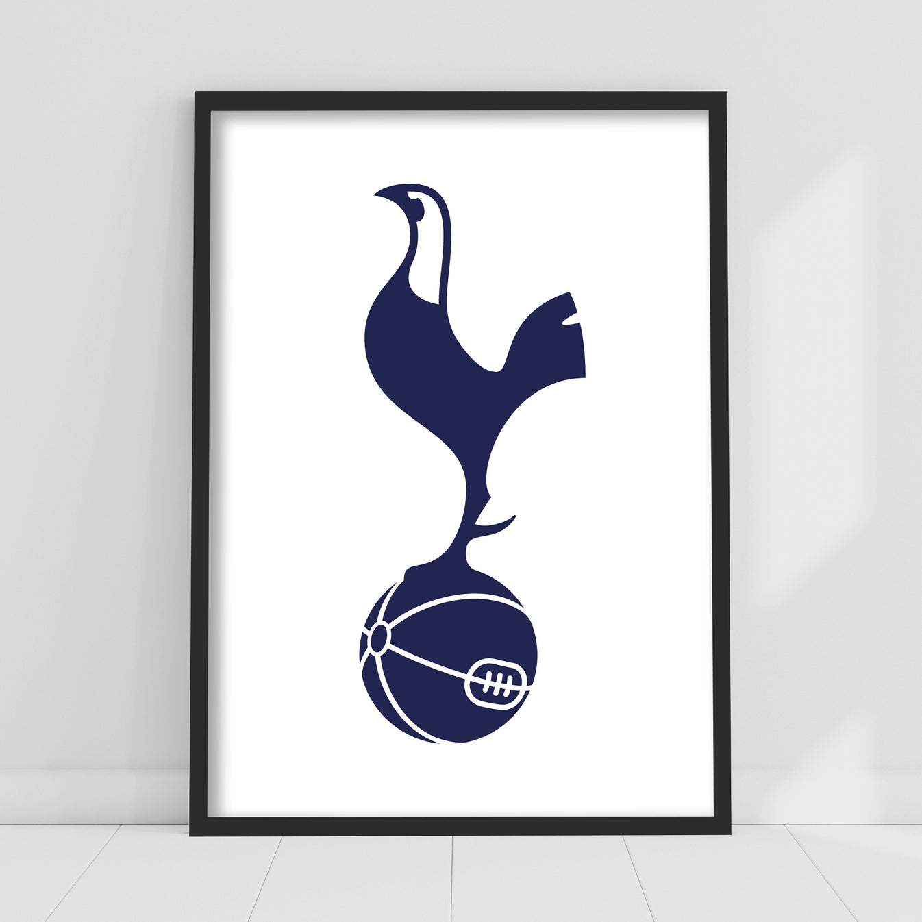 Tottenham Hotspur Football Club Print - Navy Crest Poster – www.themed ...