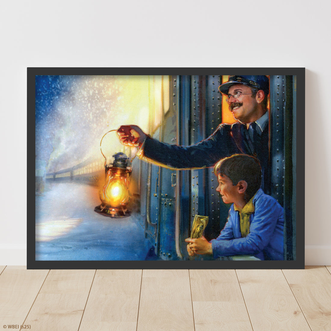 The Polar Express – The Conductor On The Train Poster Wall Art – www ...