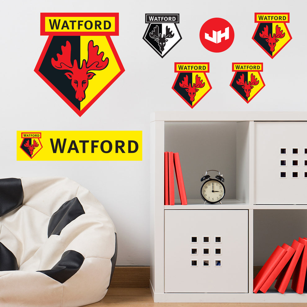 Watford Football Club Decal Sticker Set – www.themed.co.uk
