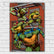 Teenage Mutant Ninja Turtles Print - Group On Side Of Building Poster ...
