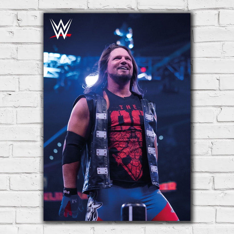 WWE Print - AJ Styles in Ring Poster – www.themed.co.uk