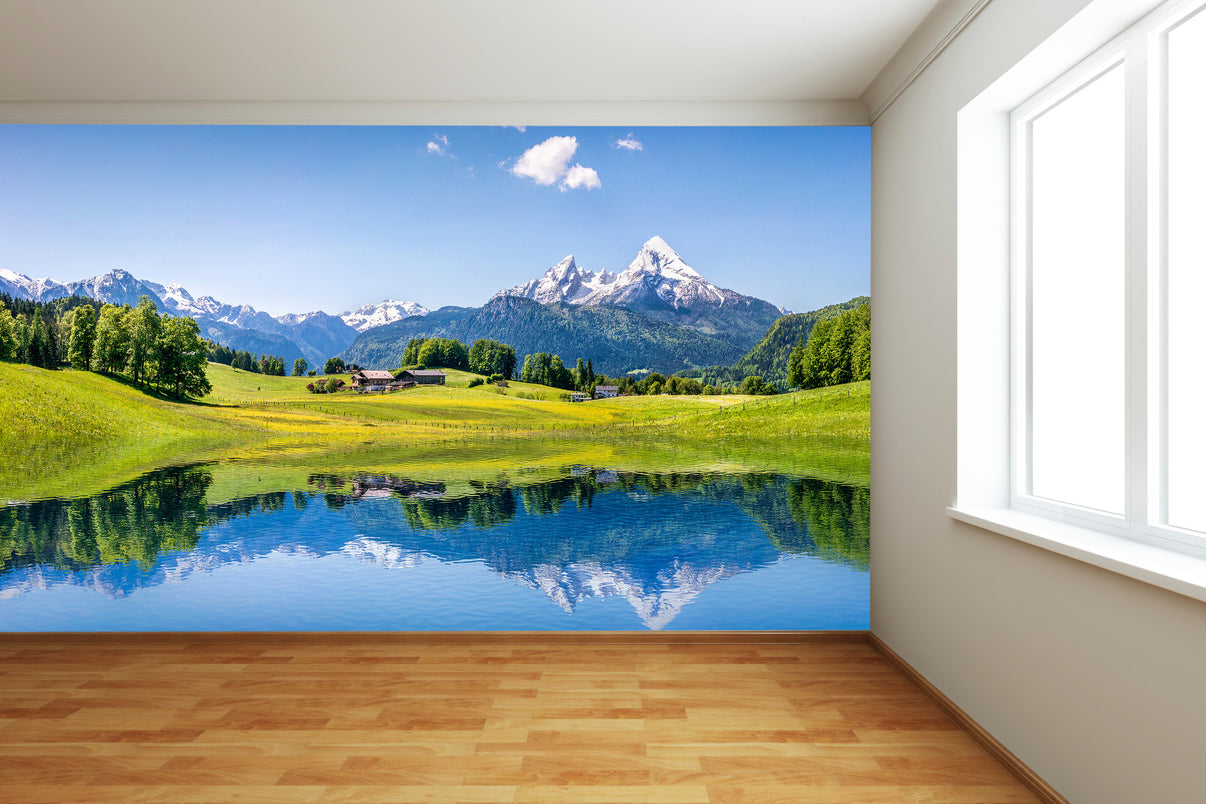 Alps & Landscape Wall Mural – www.themed.co.uk