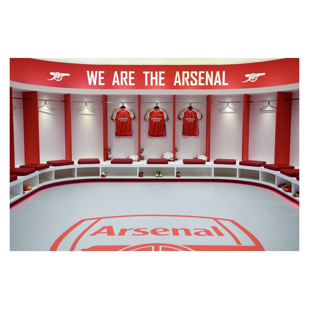 Arsenal FC Stadium Full Wall Mural - Dressing Room – www.themed.co.uk